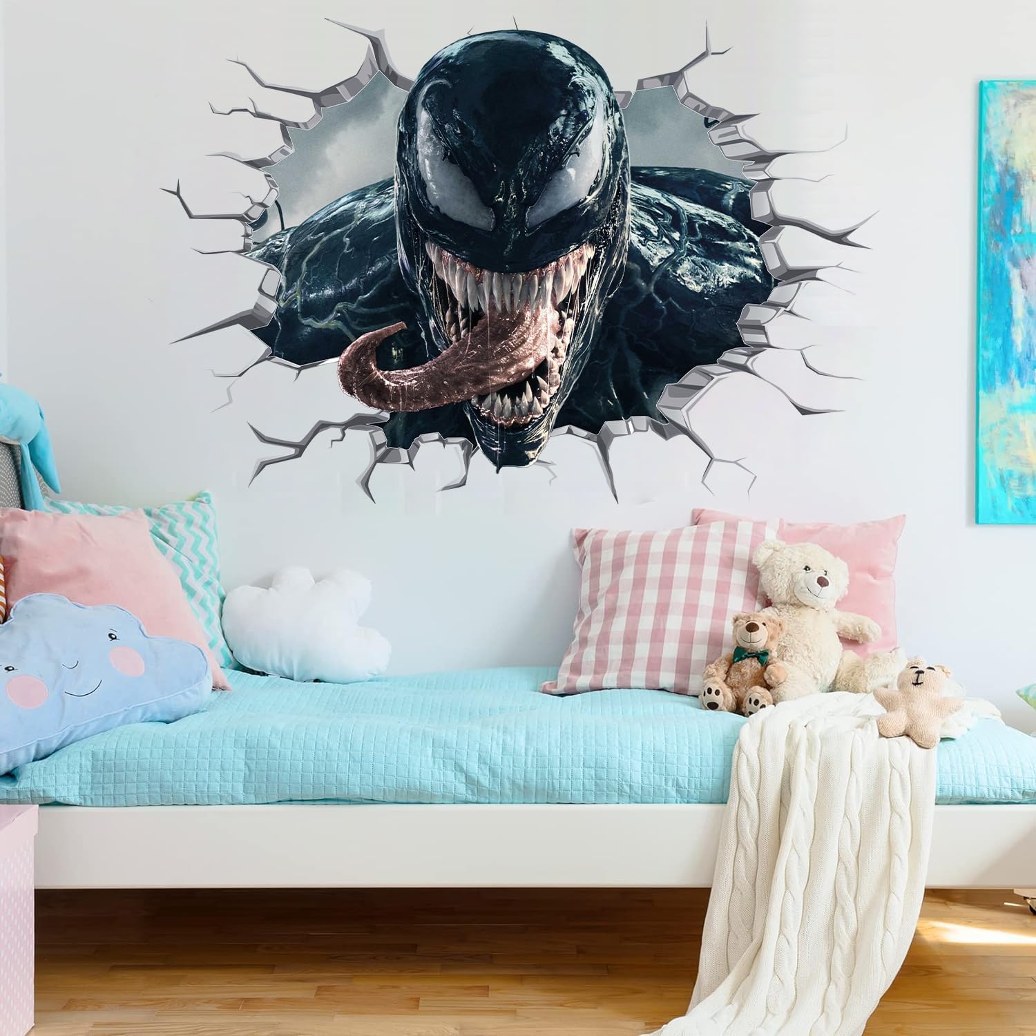Amazon.com: Venom Wall Decal 3D Marvel Comics Superhero Venom Wall ...