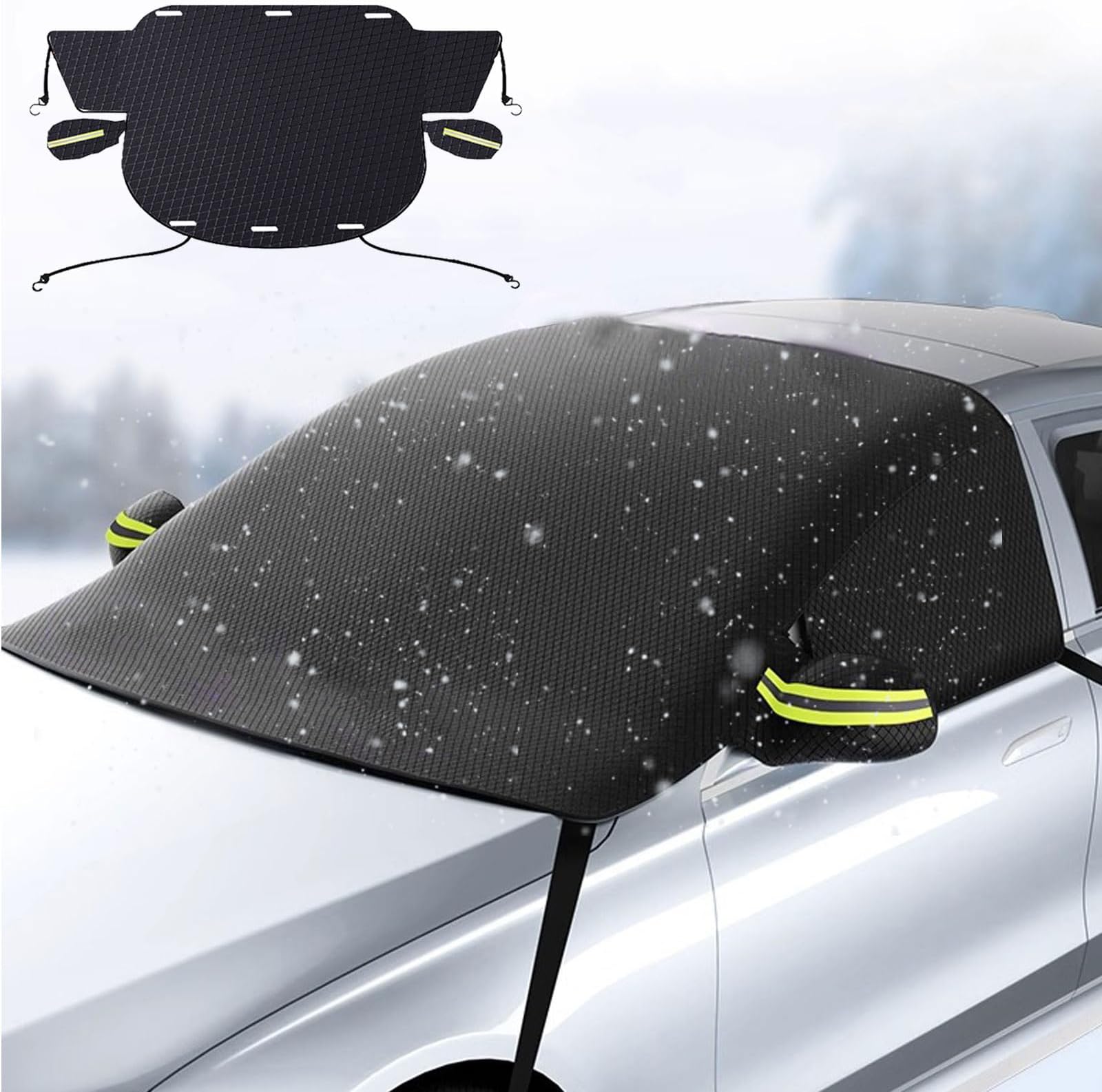 Smeyta Car Snow Cover for Windsheild,Windshield Snow Cover,Snow Cover ...