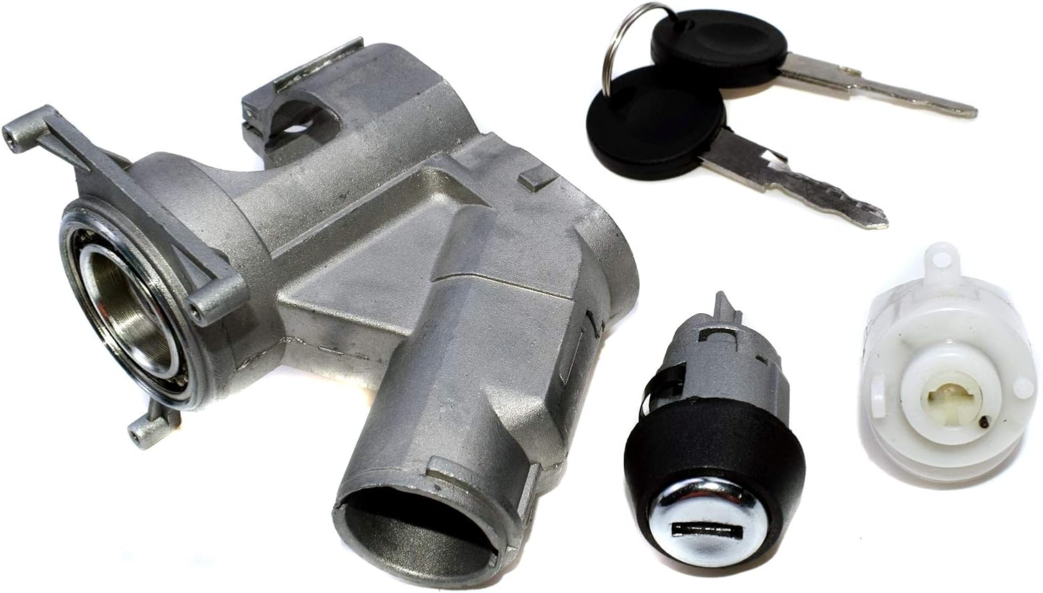Ignition Steering Lock Cylinder & Housing & Switch For VW Golf Jetta ...