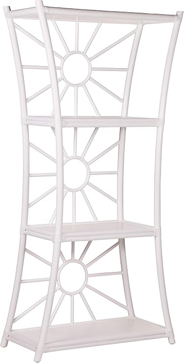 Amazon.com: Inspired by David Francis Azure Etagere One Size White ...