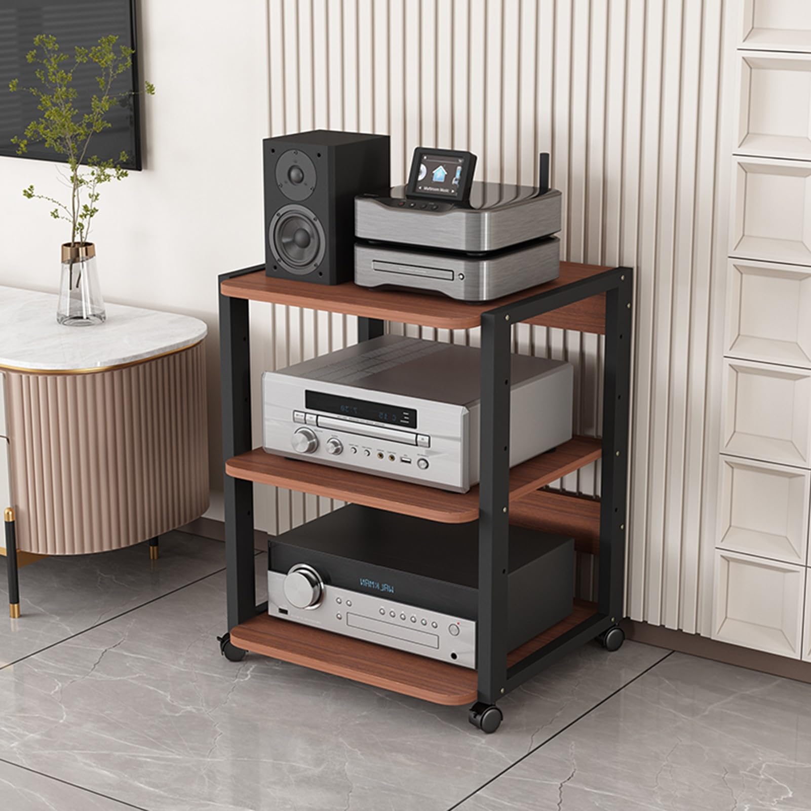Audio Furniture Audio Racks Box Furniture Co. Heritage Double Wide