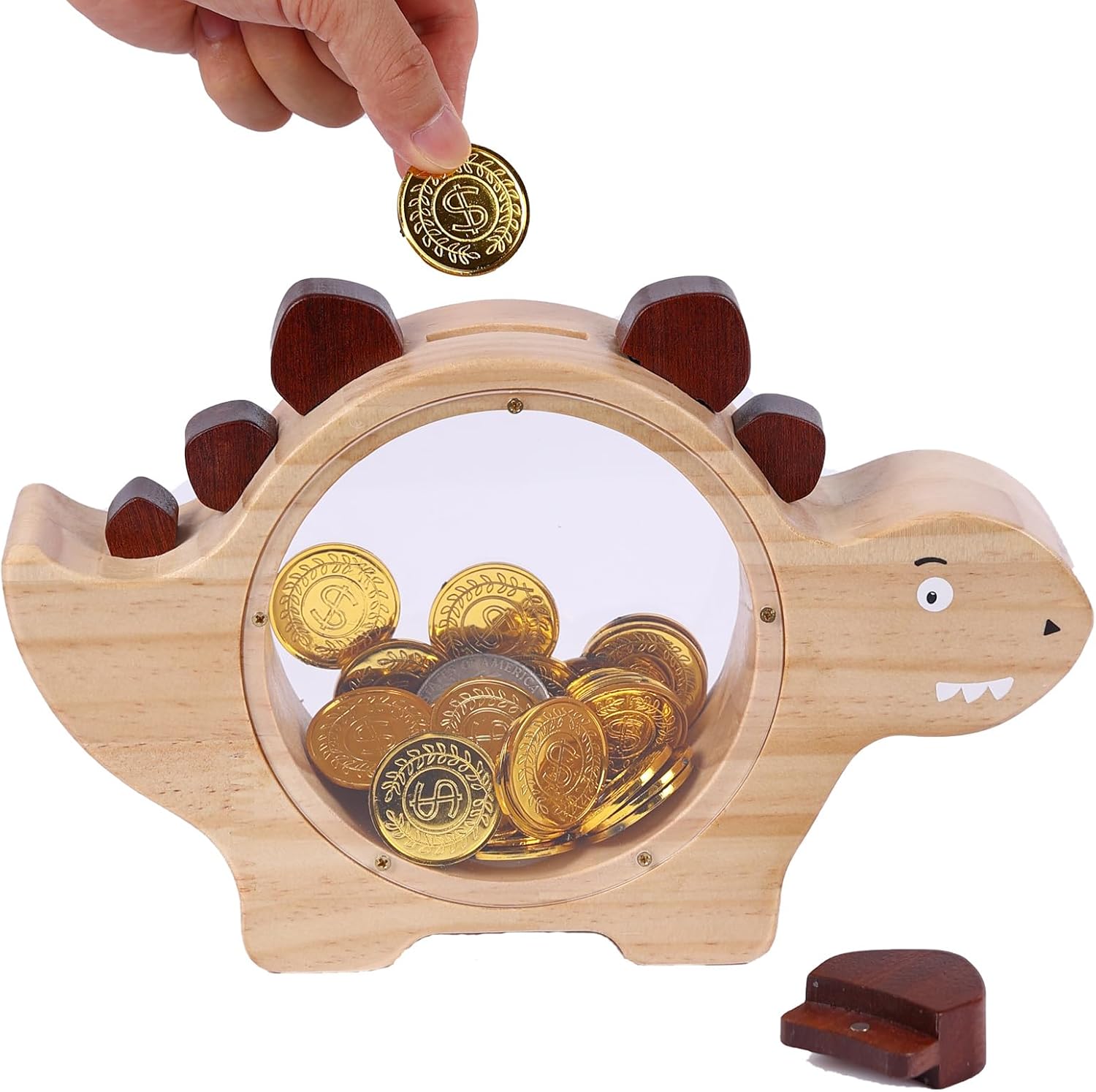 Amazon.com: Dinosaur Piggy Bank for Kids Money Bank for Toddlers ...