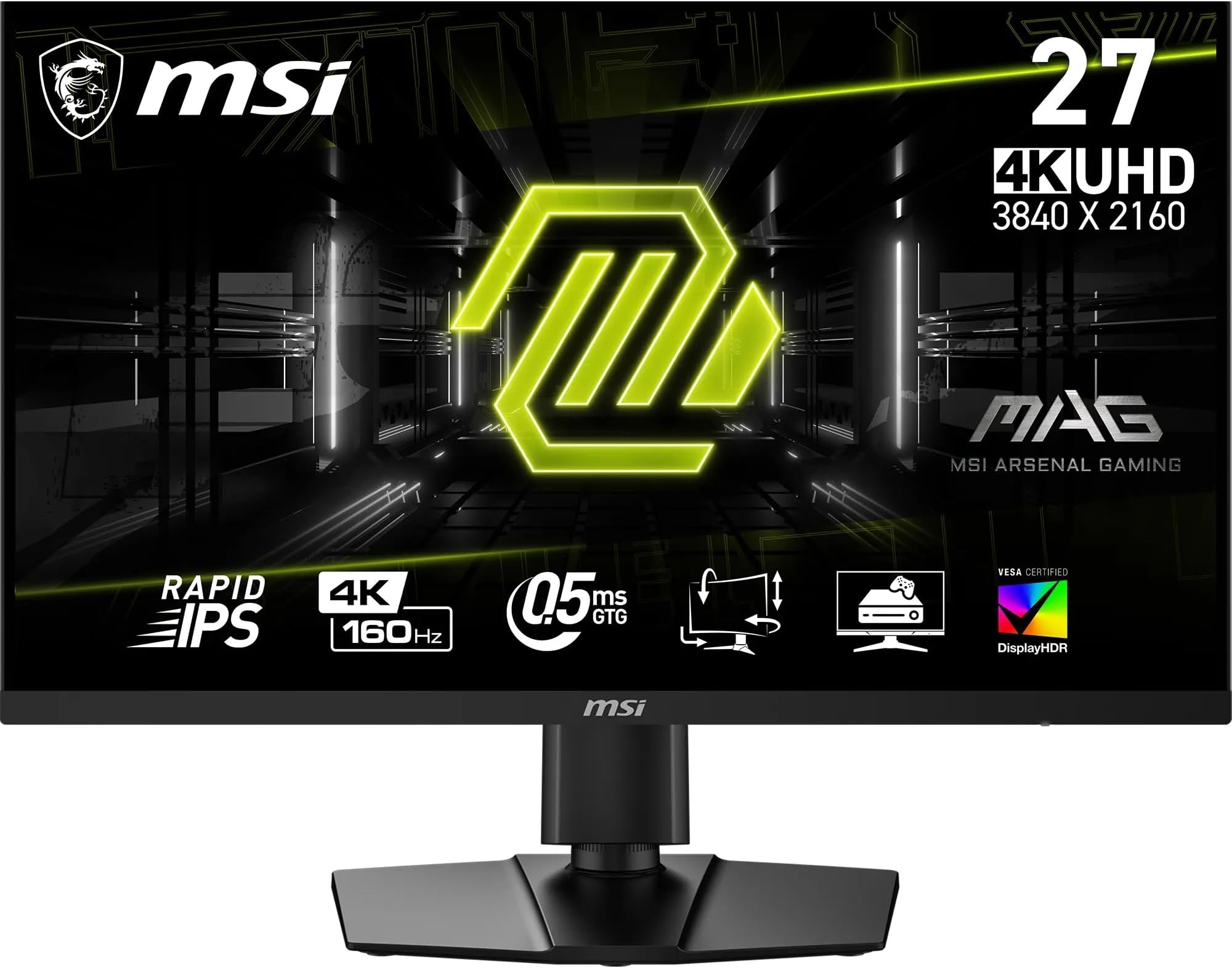 MSI Modern MD271UL 27 Inch 4K UHD Professional Productivity Monitor ...