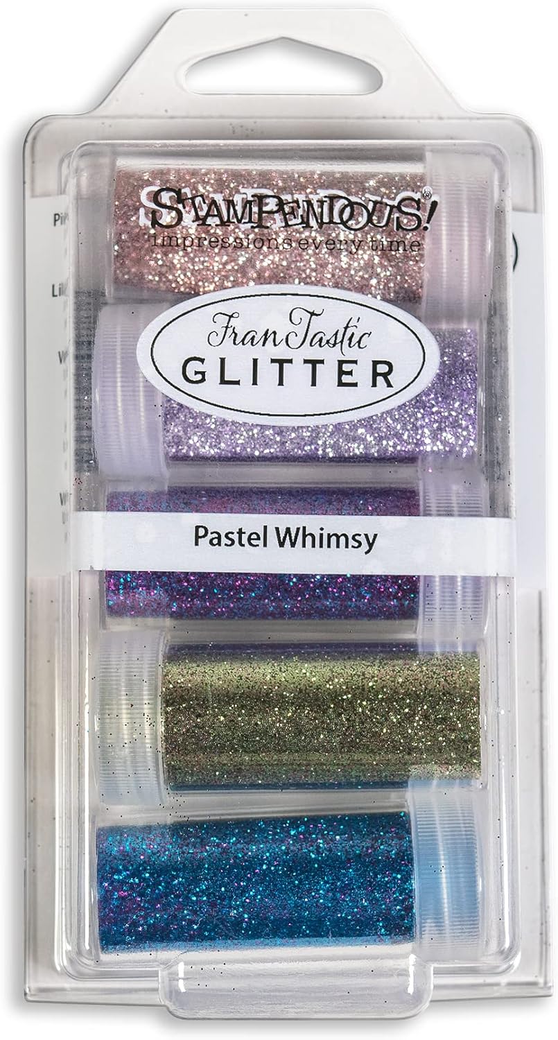 Amazon.com: STAMPENDOUS Glitter KIT Pastel WHI, Assorted