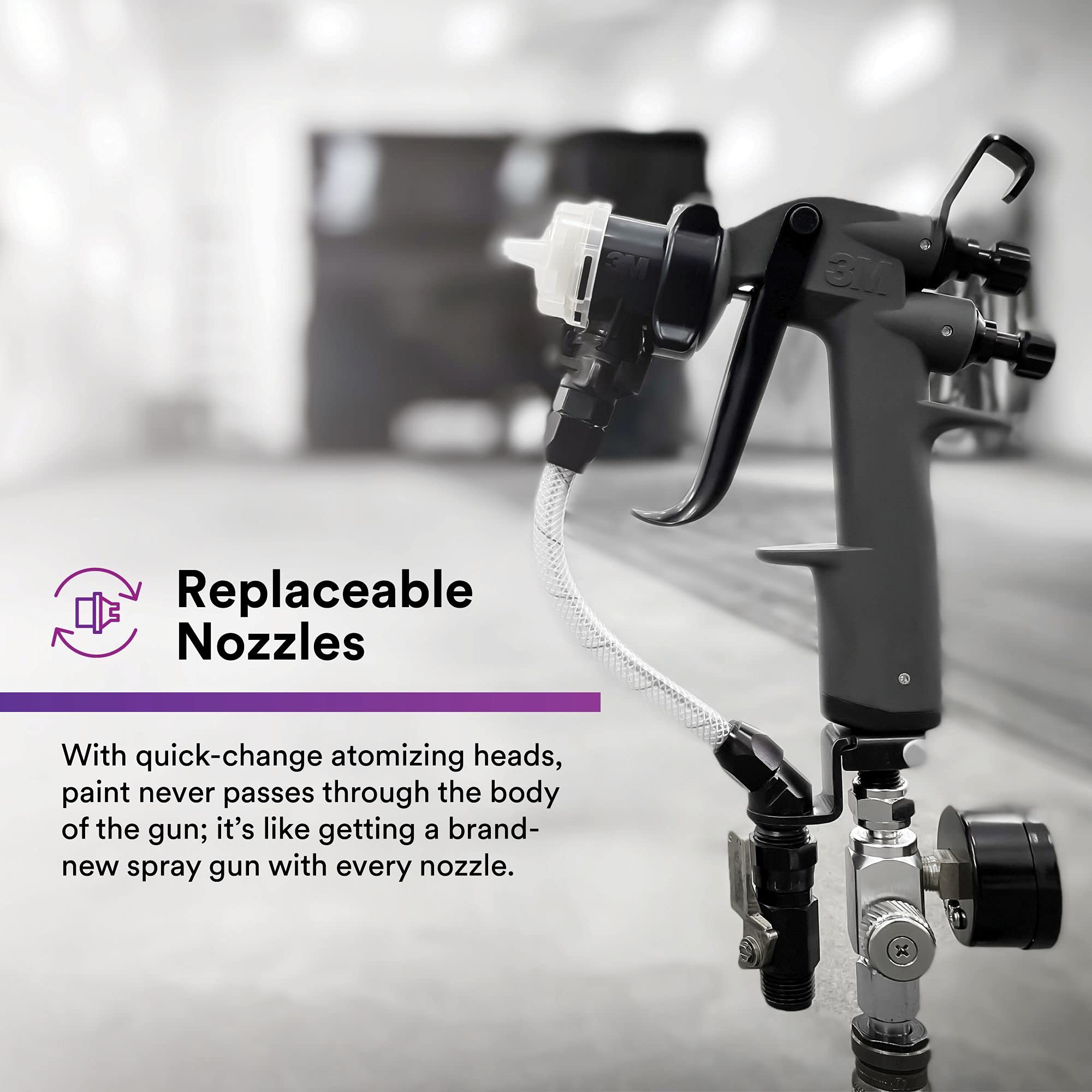 Snapklik.com : 3M Performance Pressure HVLP Atomizing Head Refill Kit