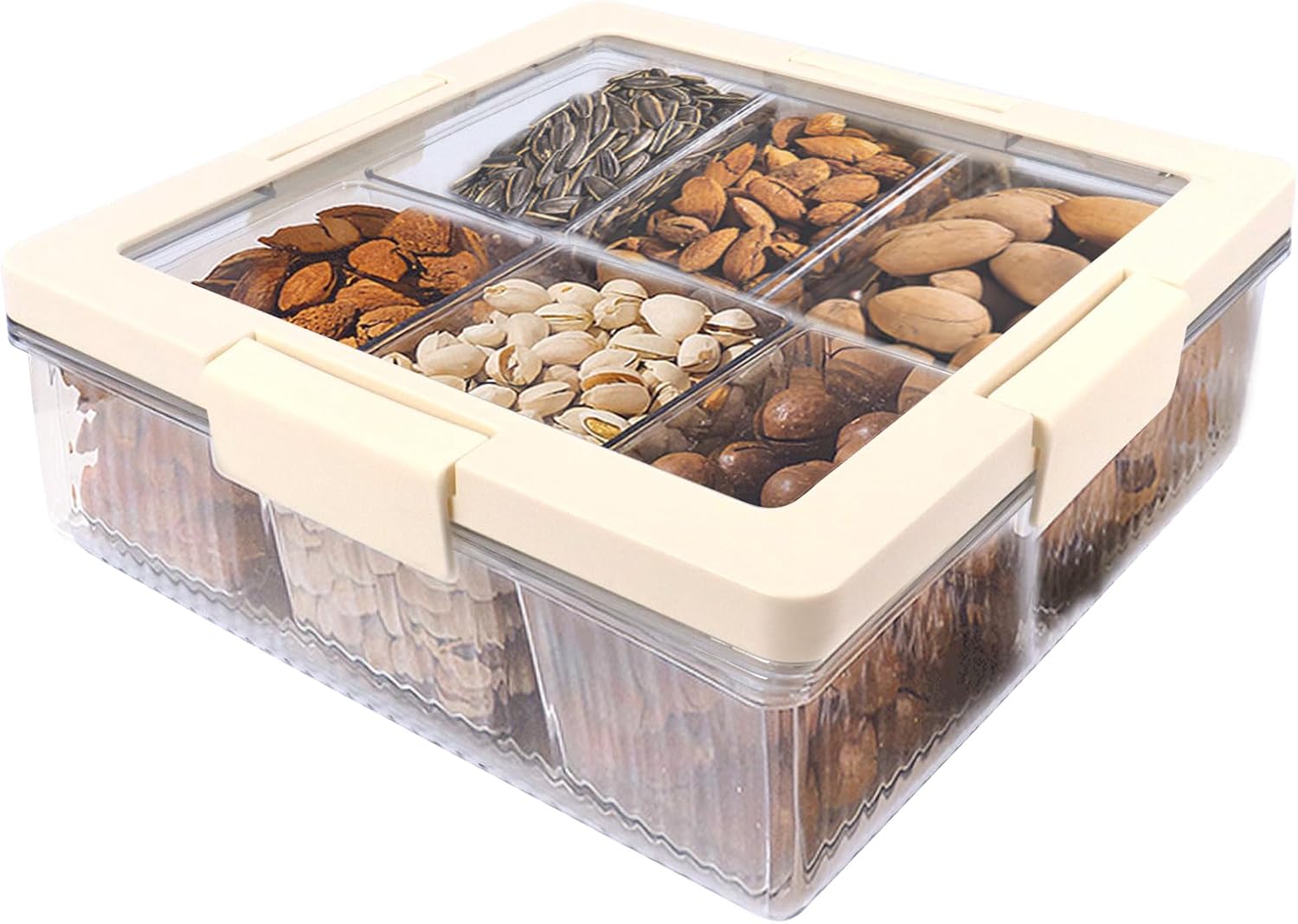 Gzsekken Snack Tray,Serving Platter With Lid Platters for Party Food ...