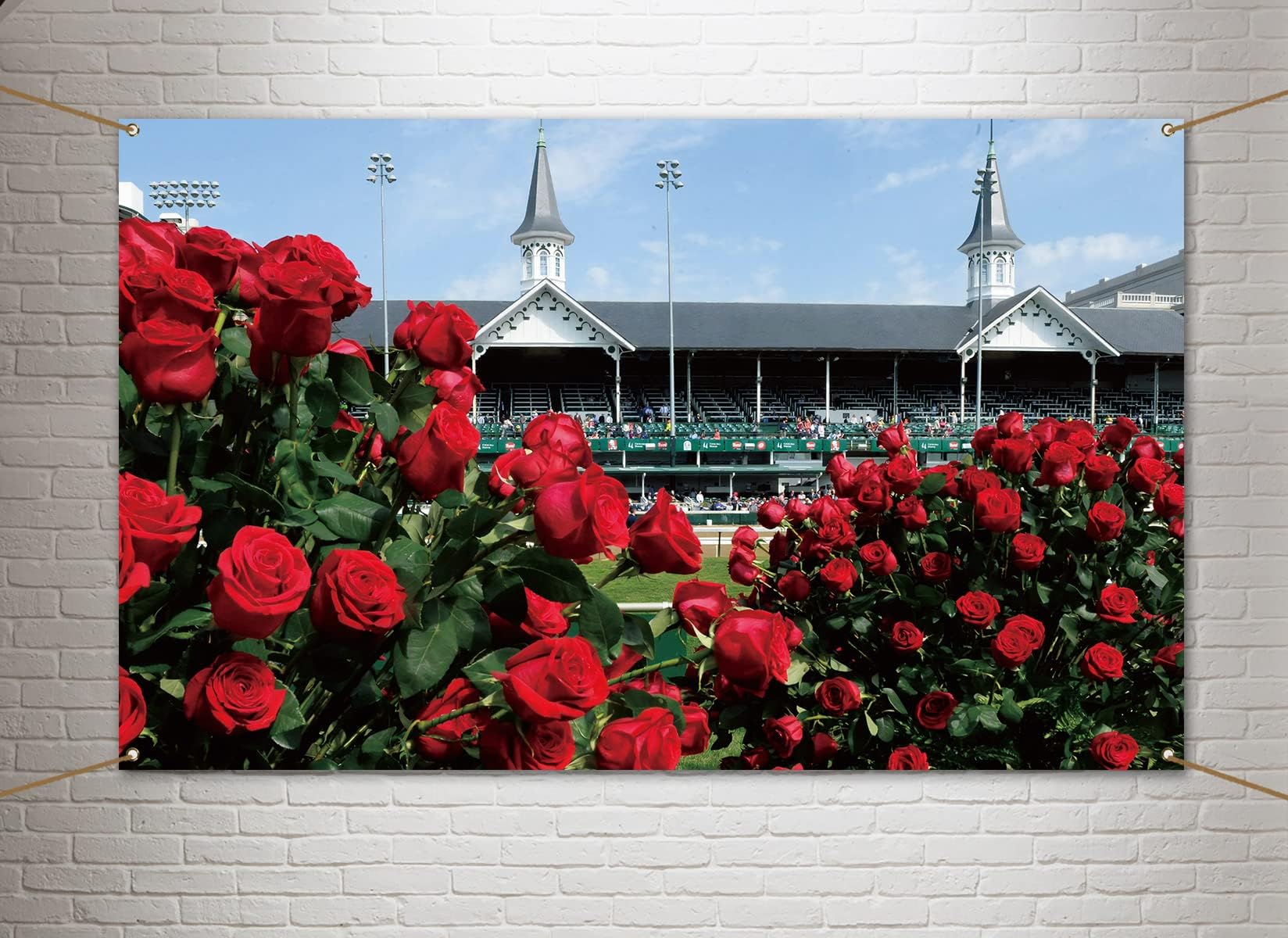 Amazon.com : Kentucky Derby Photo Booth Backdrop Churchill Downs Run ...
