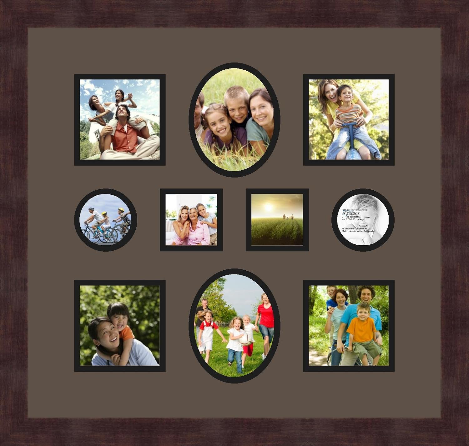 Art to Frames Double-Multimat-701-119/89-FRBW26061 Collage Frame Photo ...