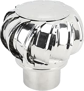 Stainless Steel Chimney Cap | Animal & Rain Proof Rotating Cowl ...