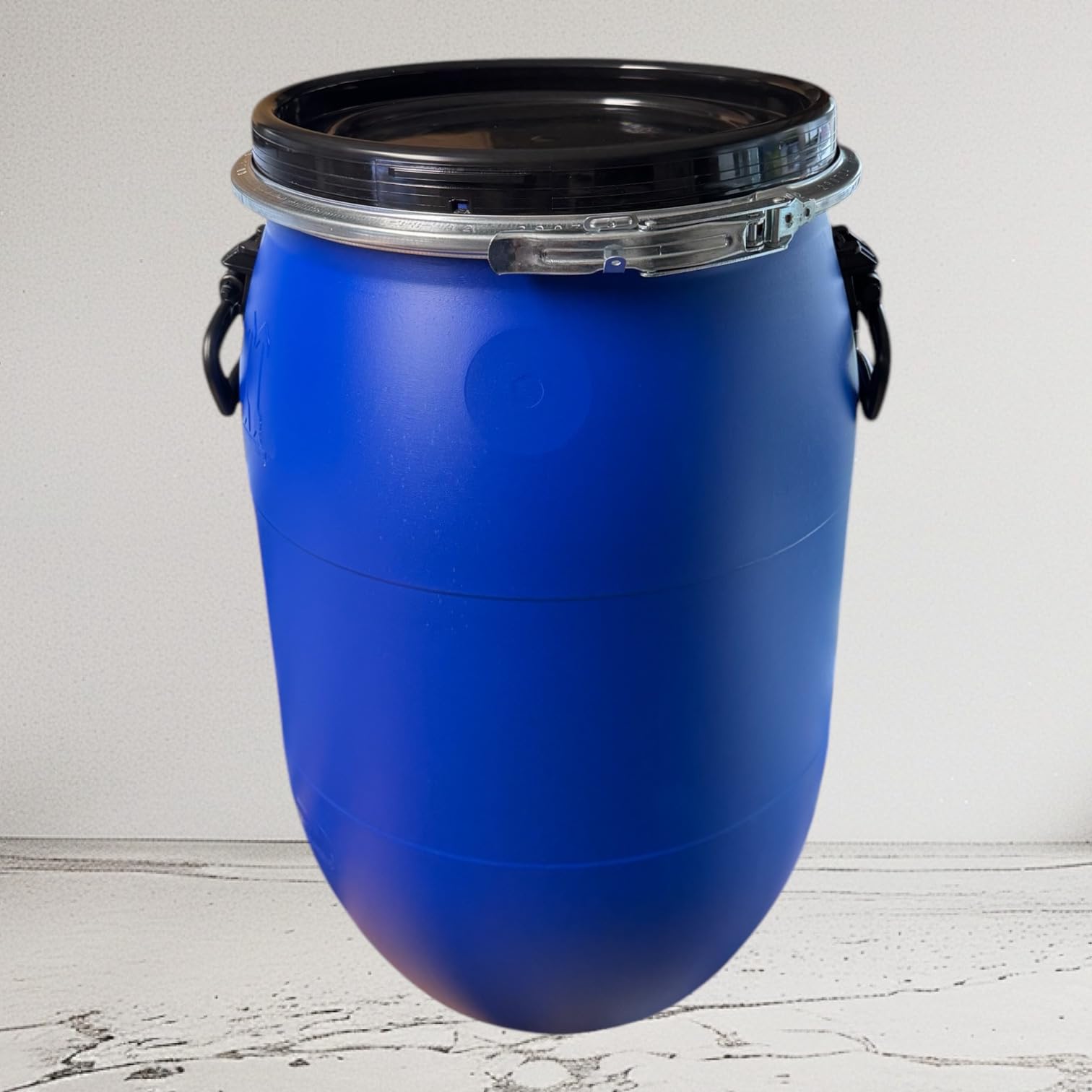 NEGOMIX - FUT Bidon 30 litres Bleu à Ouverture Totale Couvercle ...