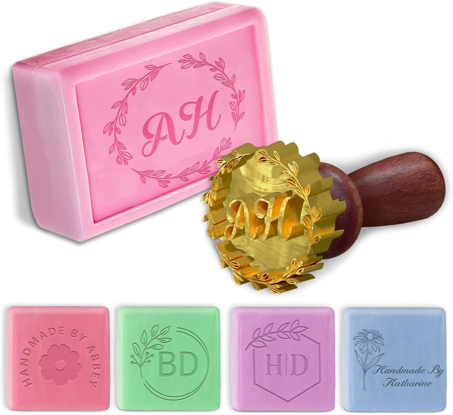 Amazon.com: Custom Soap Stamp for Homemade Customized Soap Molds for ...