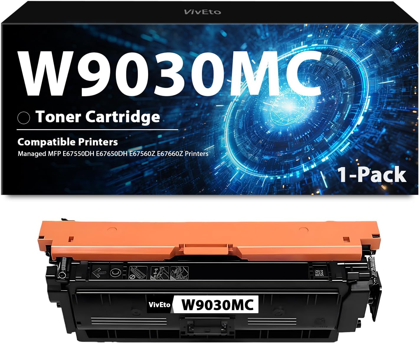 Amazon.com: W9030 W9030MC Toner Cartridge Black with New Chip ...