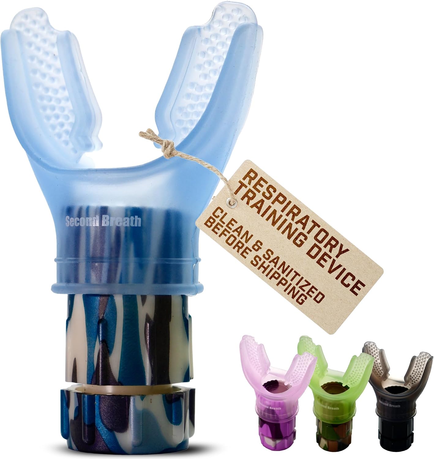 Amazon.com: Second Breath Respiratory Trainer | Made with High Grade ...