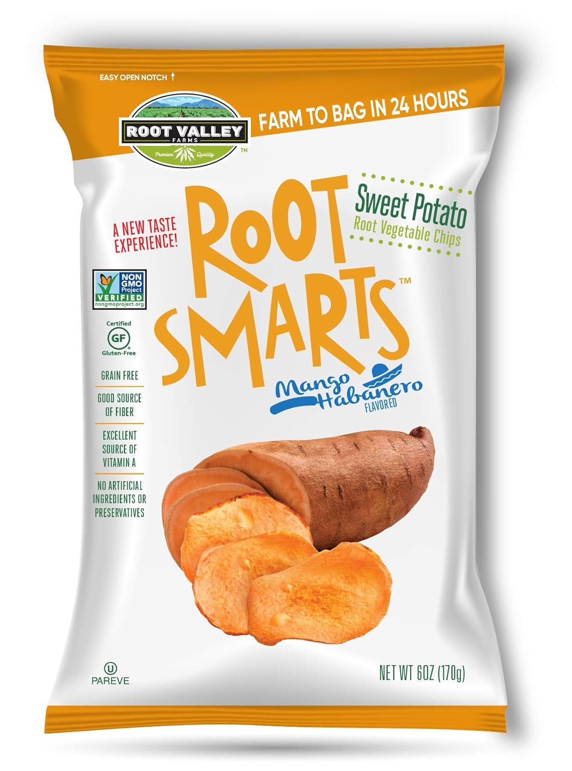 Amazon.com: Root Smarts Sweet Potato Mango Habanero Flavored Root ...