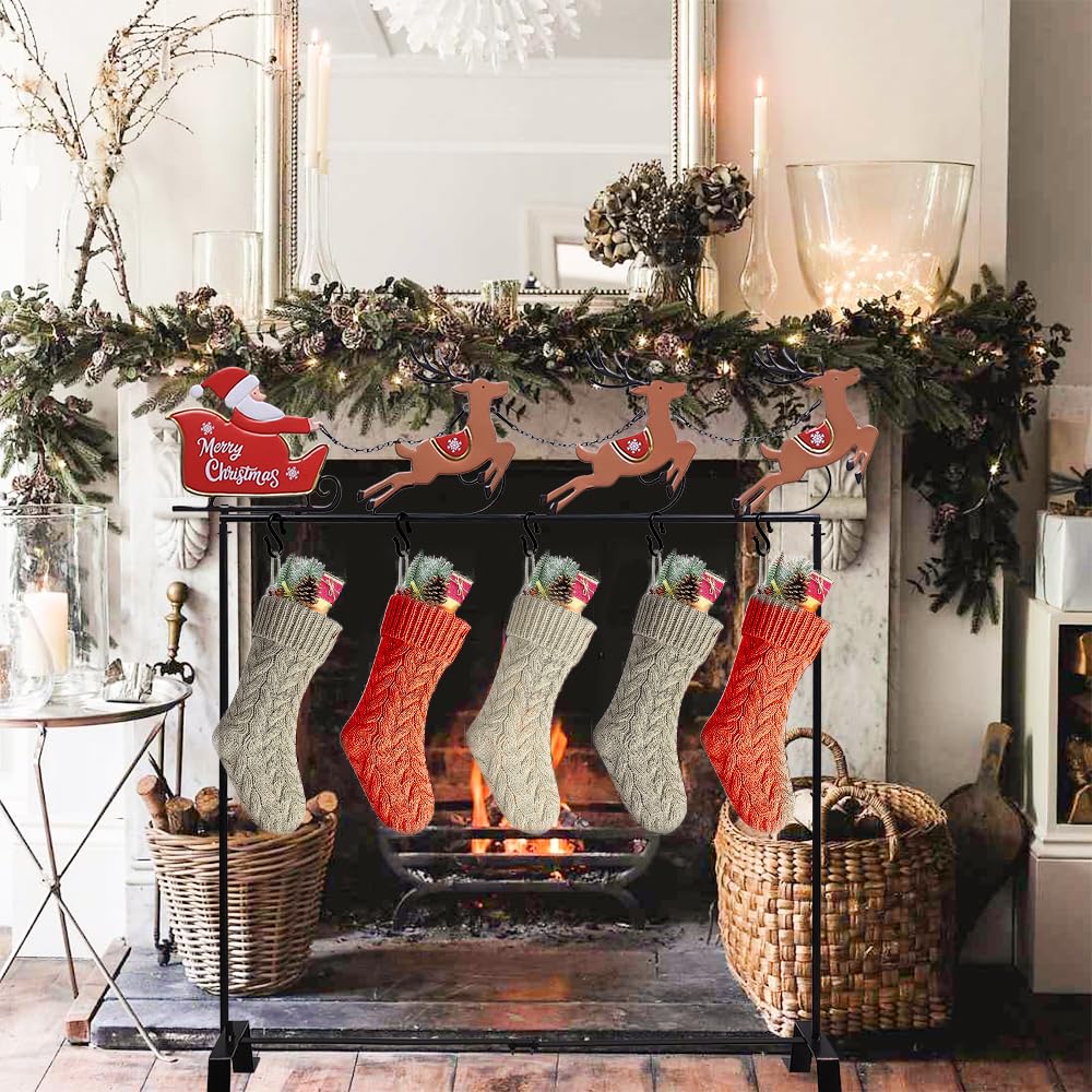 Snapklik.com : YEAHOME Christmas Stocking Holder Stand, Merry Christmas ...