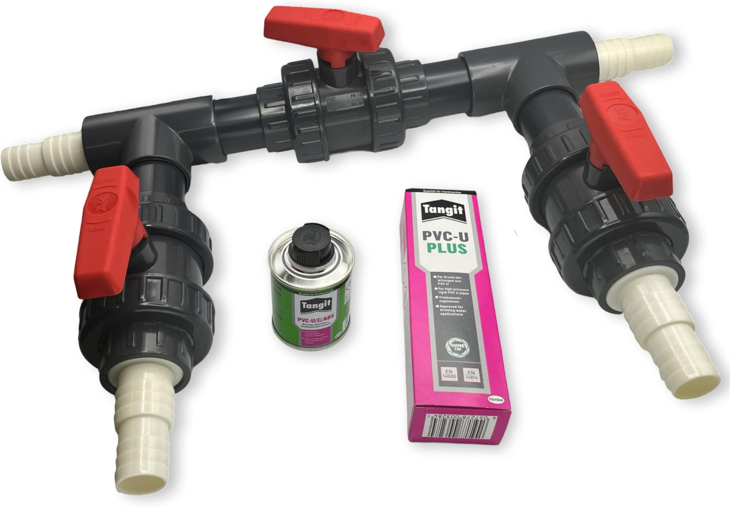 STEMAX-Wassertechnik Premium Pool Bypass Set 50mm inkl. 32/38 mm ...