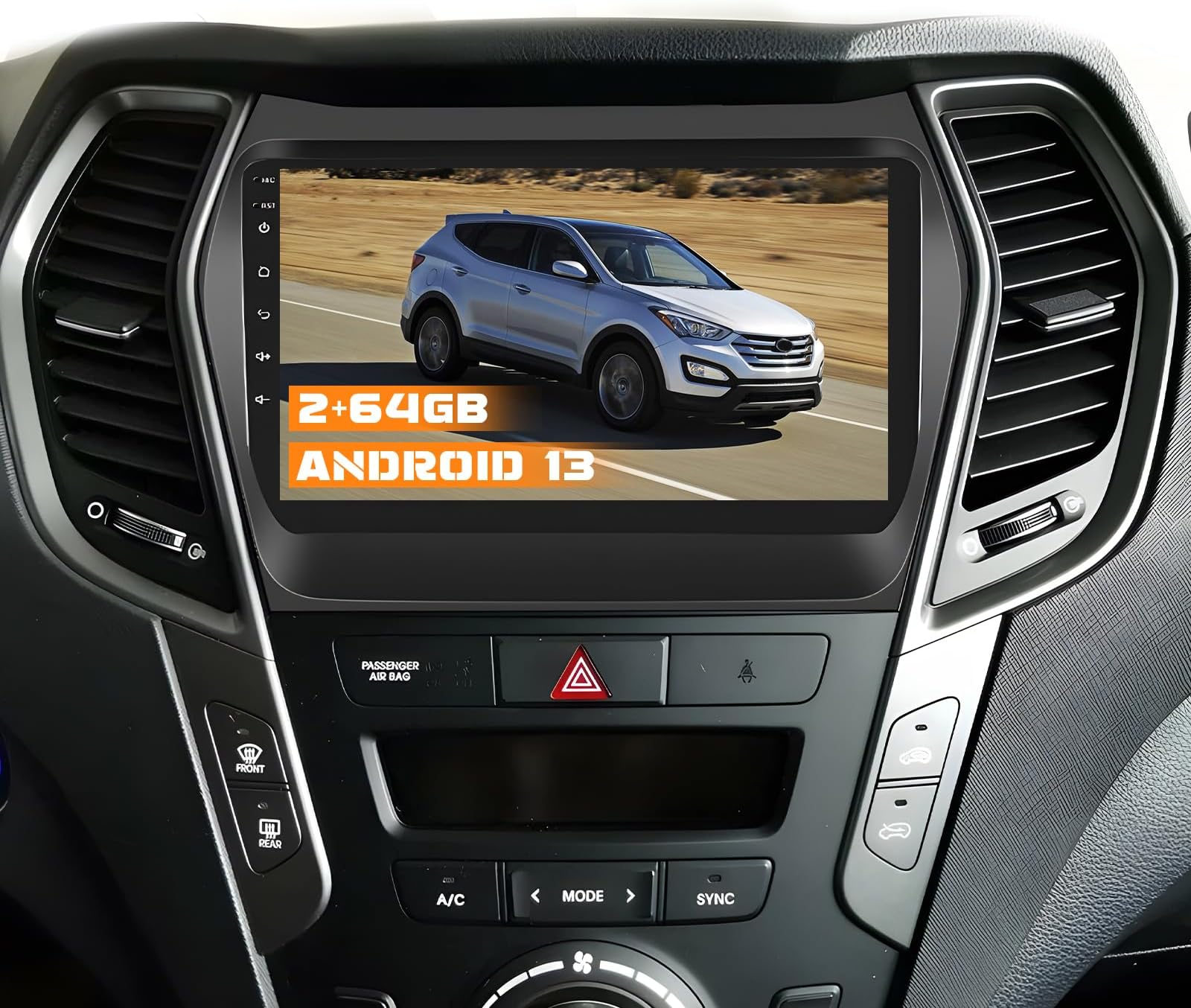 Amazon.com: Car Radio for Hyundai Santa Fe 2013 2014 2015 2016 2017 ...