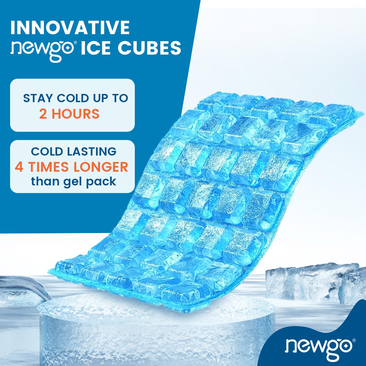 Snapklik.com : NEWGO Cold Ice Pack For Sport Injuries Reusable,2 Hours ...
