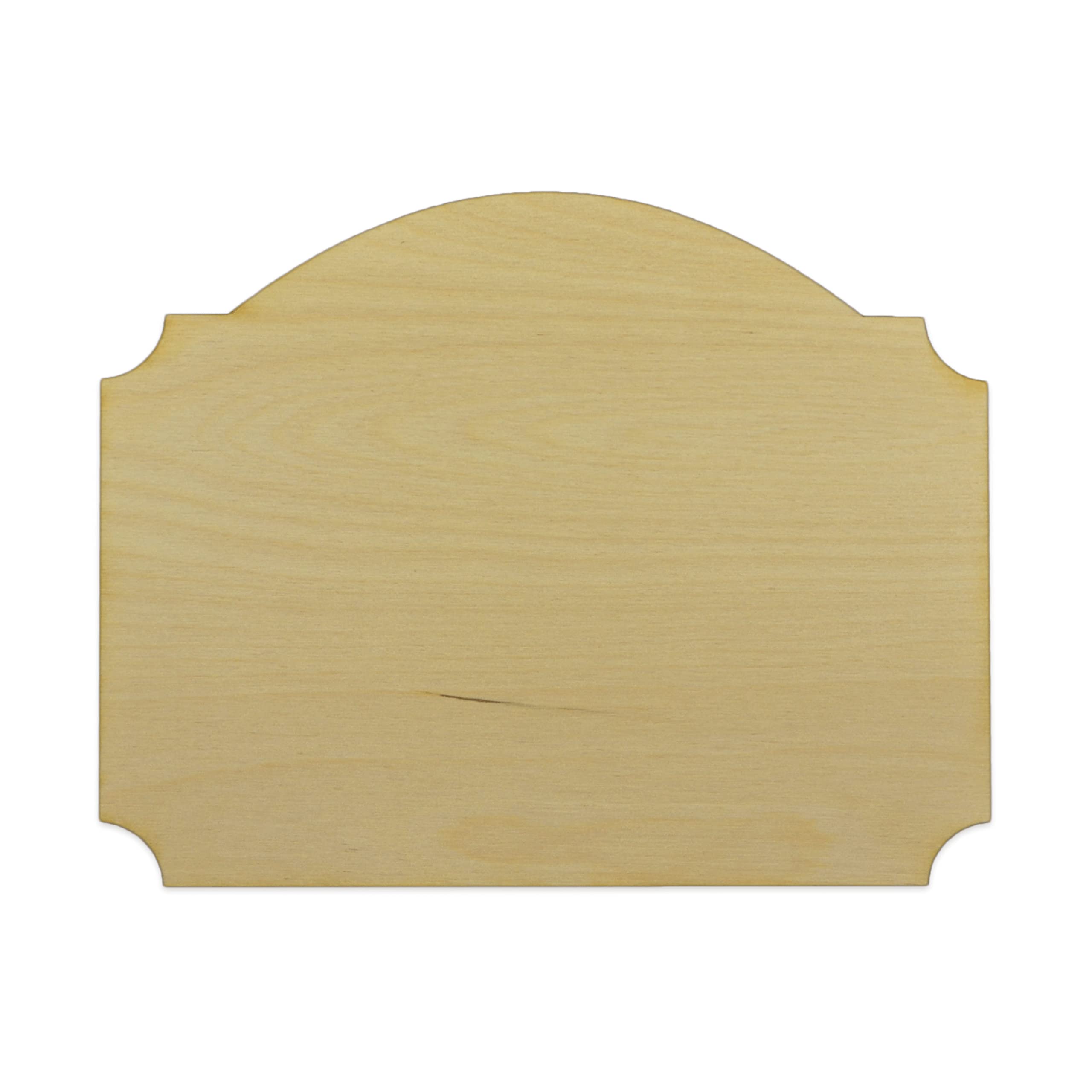 Amazon.com: Unfinished Wood Sign or Plaque, 1/4" Thick, Available in a ...