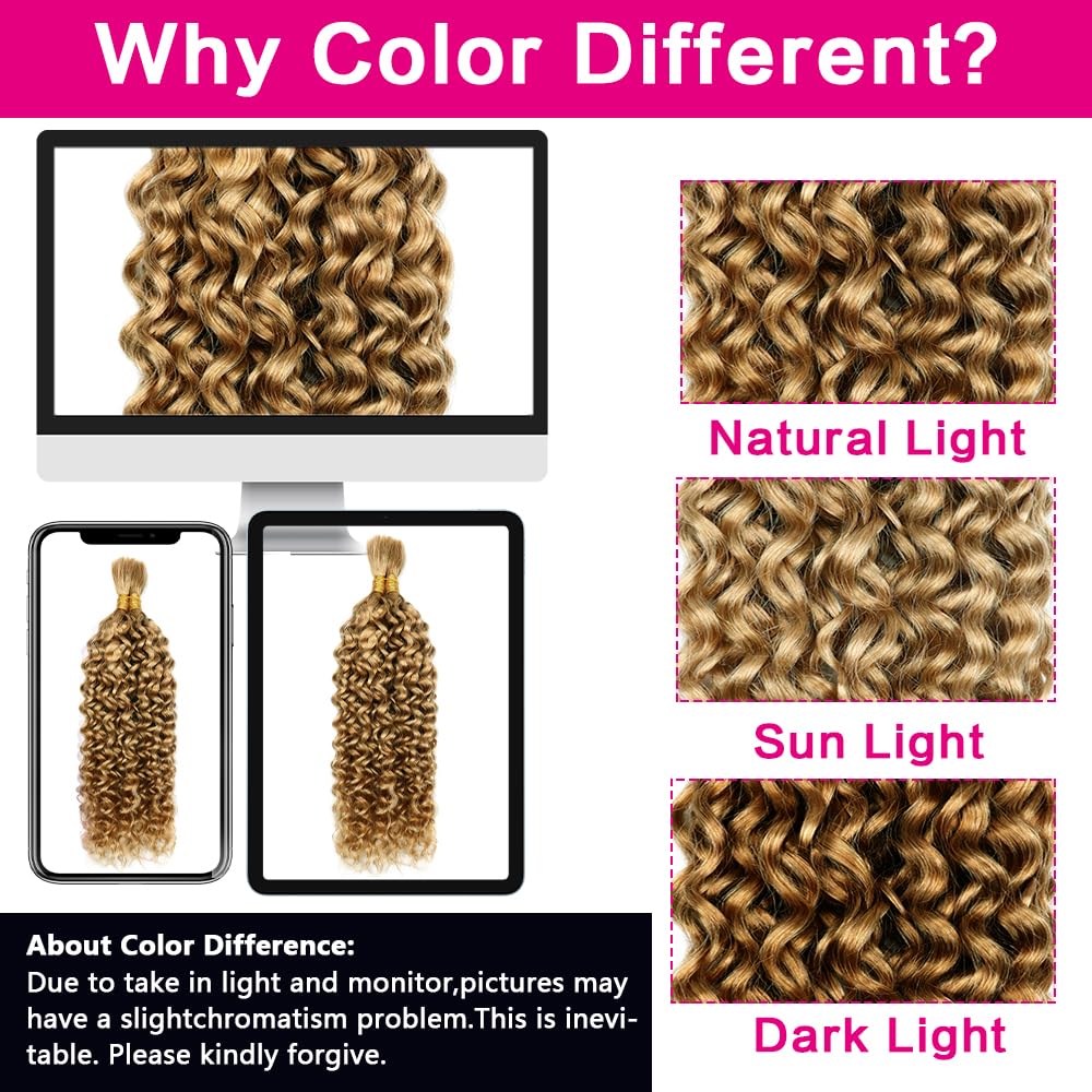 Snapklik.com : Cecycocy Wtater Wave Human Braiding Hair 100g Two ...