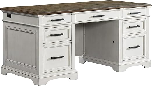 Amazon.com: Intercon Drake Home Office 66" Wide Executive Desk, Rustic ...