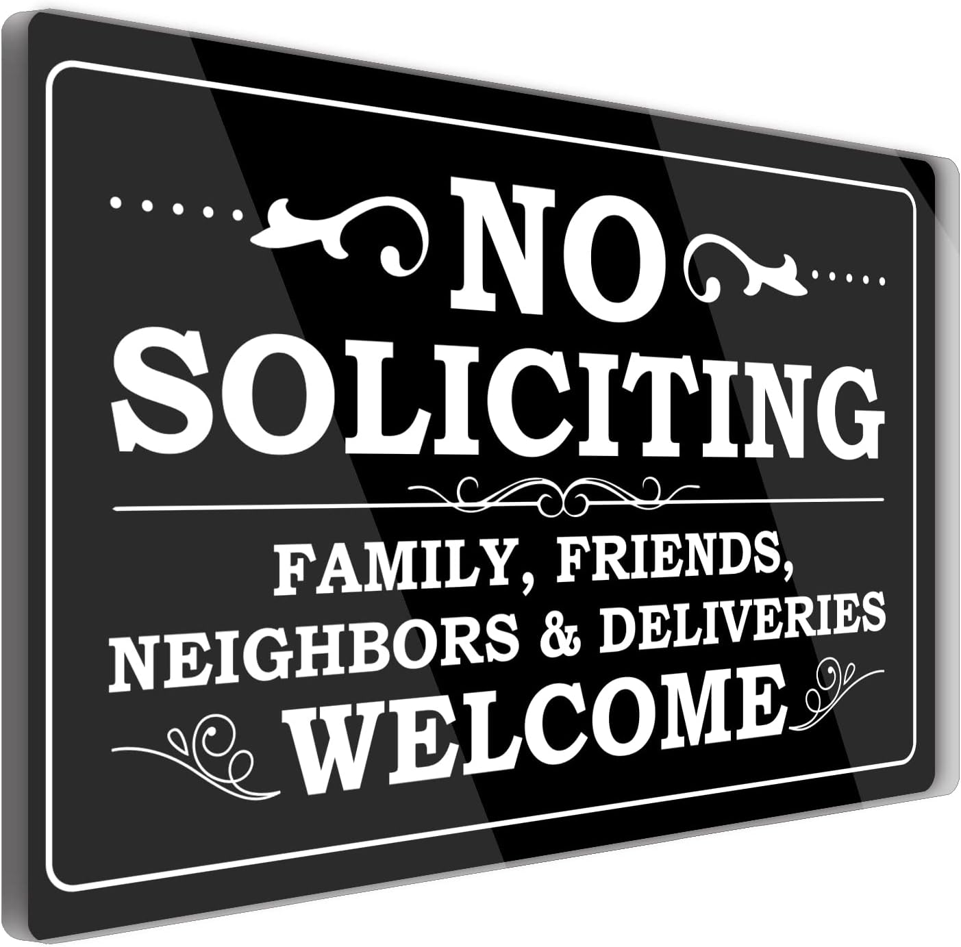 No Soliciting Sign for House, No Soliciting Signs for Home, Use for ...