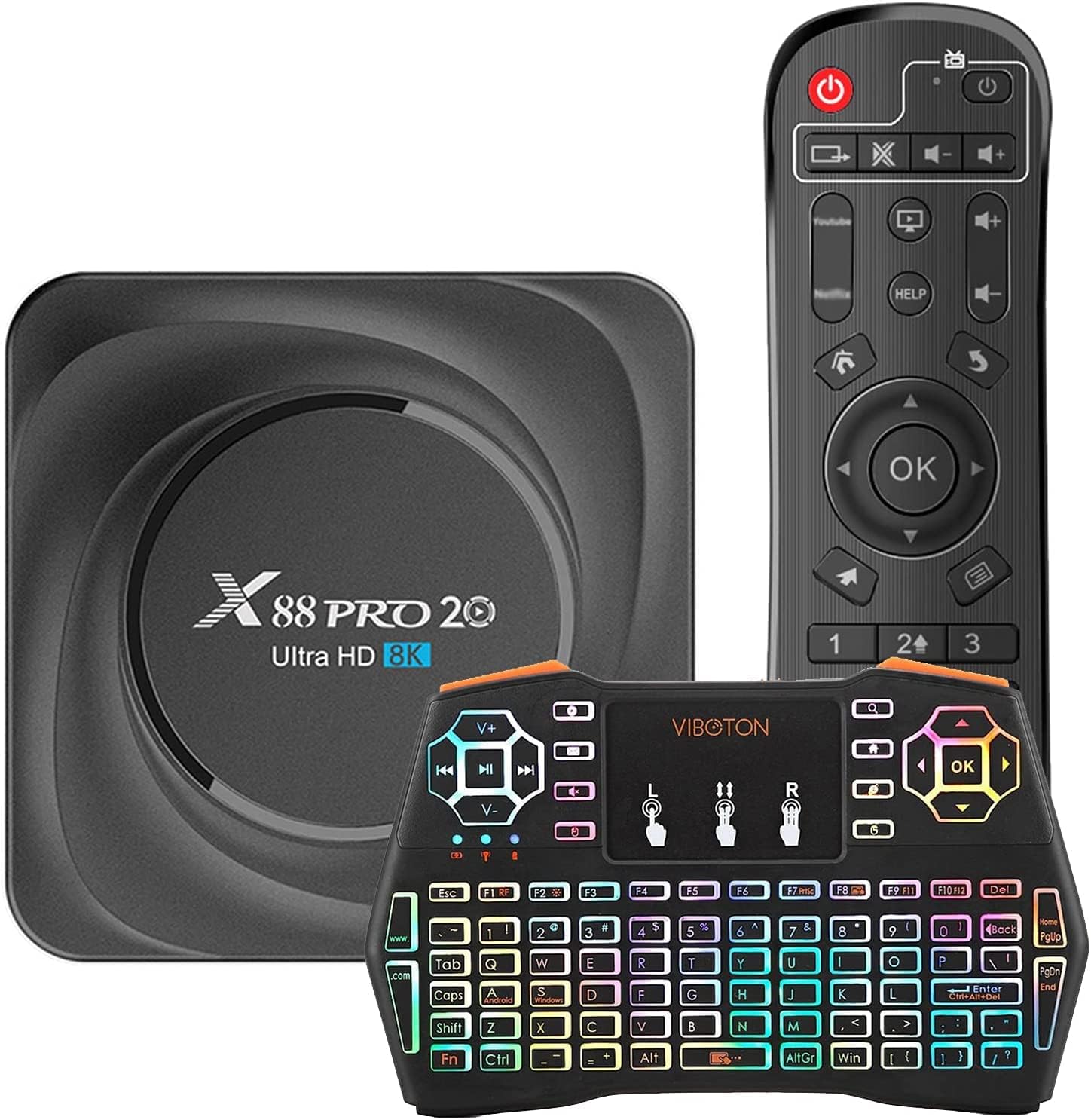 LIROM Android 11.0 TV Box, [8GB+128GB] RK3566 Quad-Core 64Bit Cortex ...