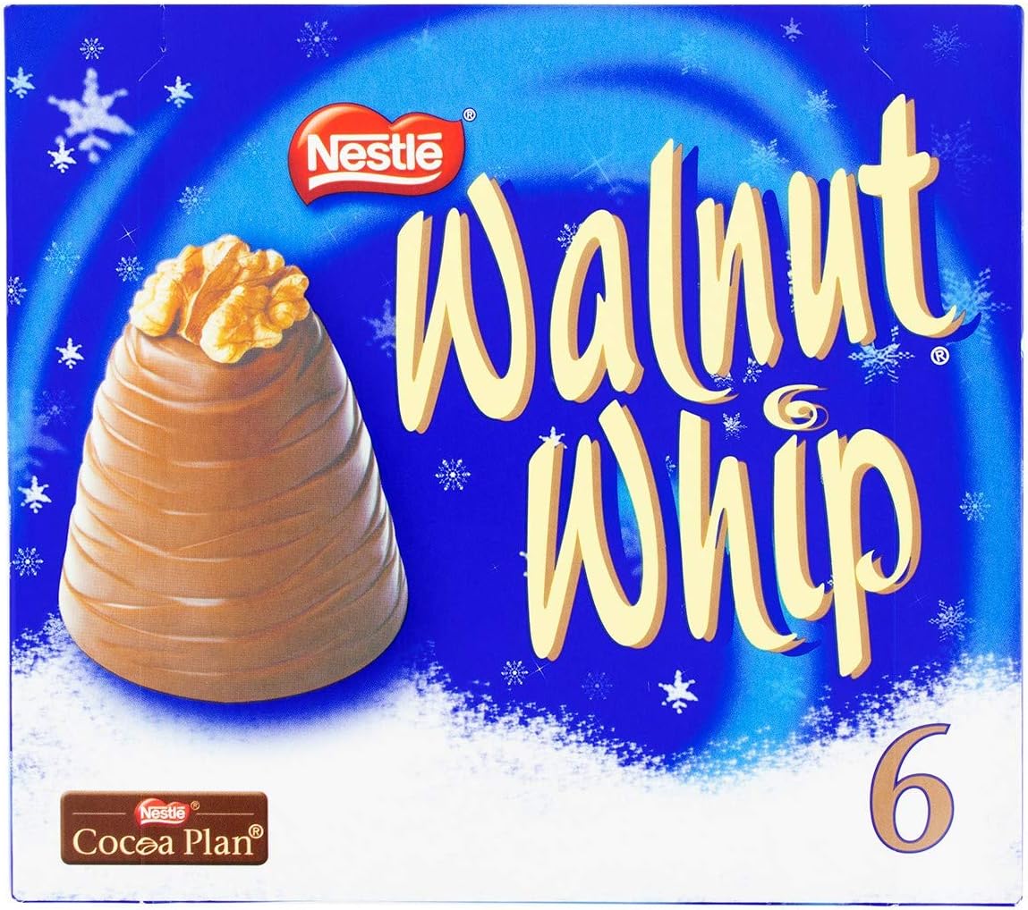 Amazon.com : Nestle Walnut Whip 6pk 180g : Gourmet Candy Gifts ...