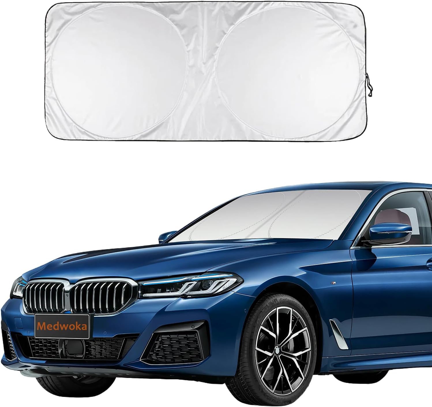 Amazon.com: Car Windshield Sun Shade 66 * 35 inches, Durable 240T ...