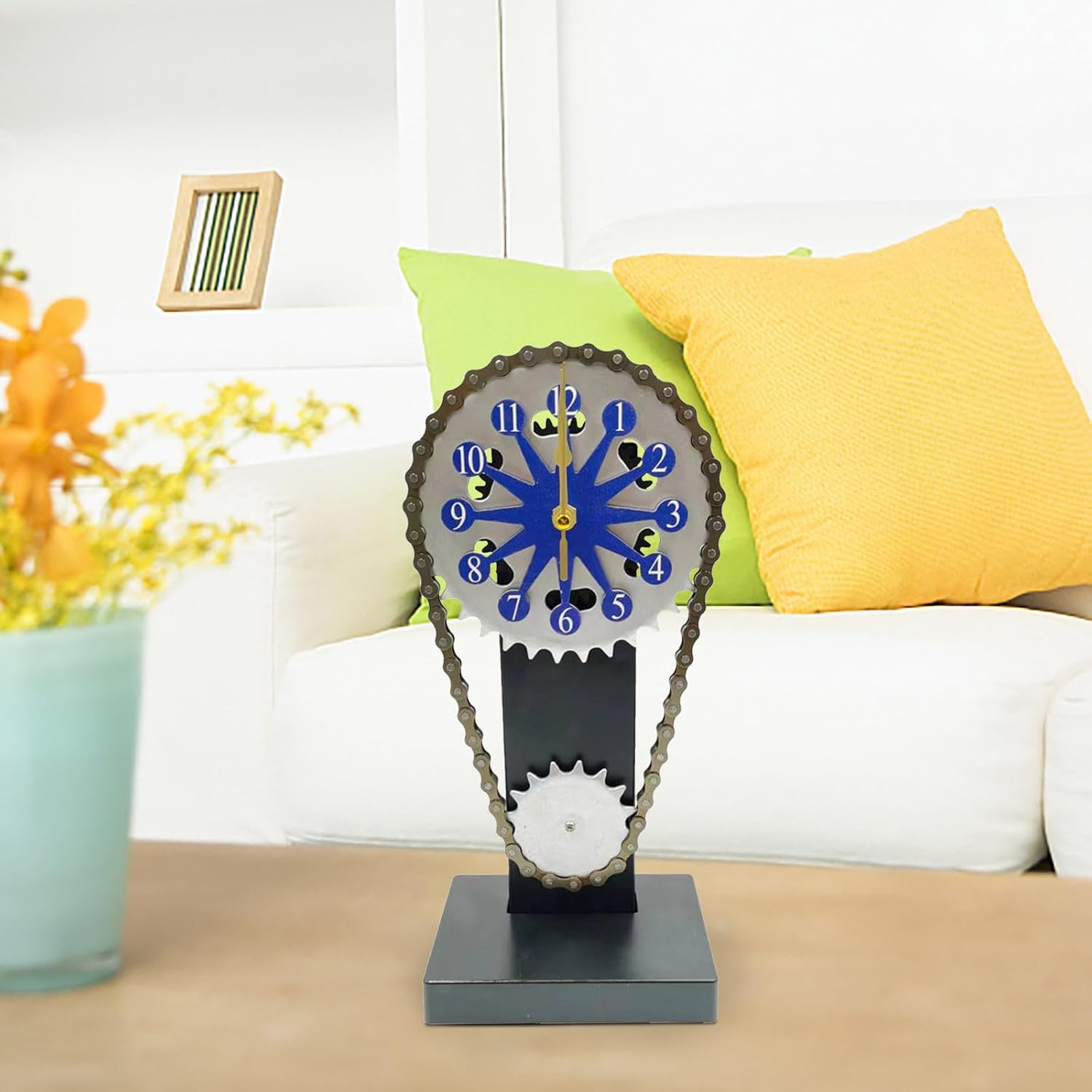 Amazon.com: AZXY Steampunk Clock with Movement Gears Home Decor ...