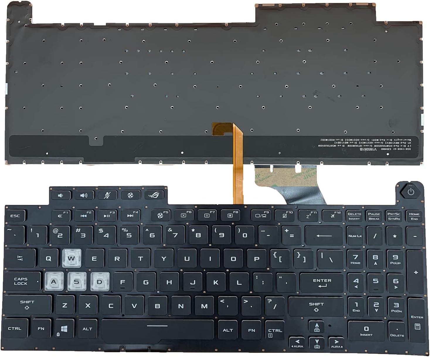 Amazon.com: New Replacement Keyboard for Asus ROG Strix G531G G531GT ...