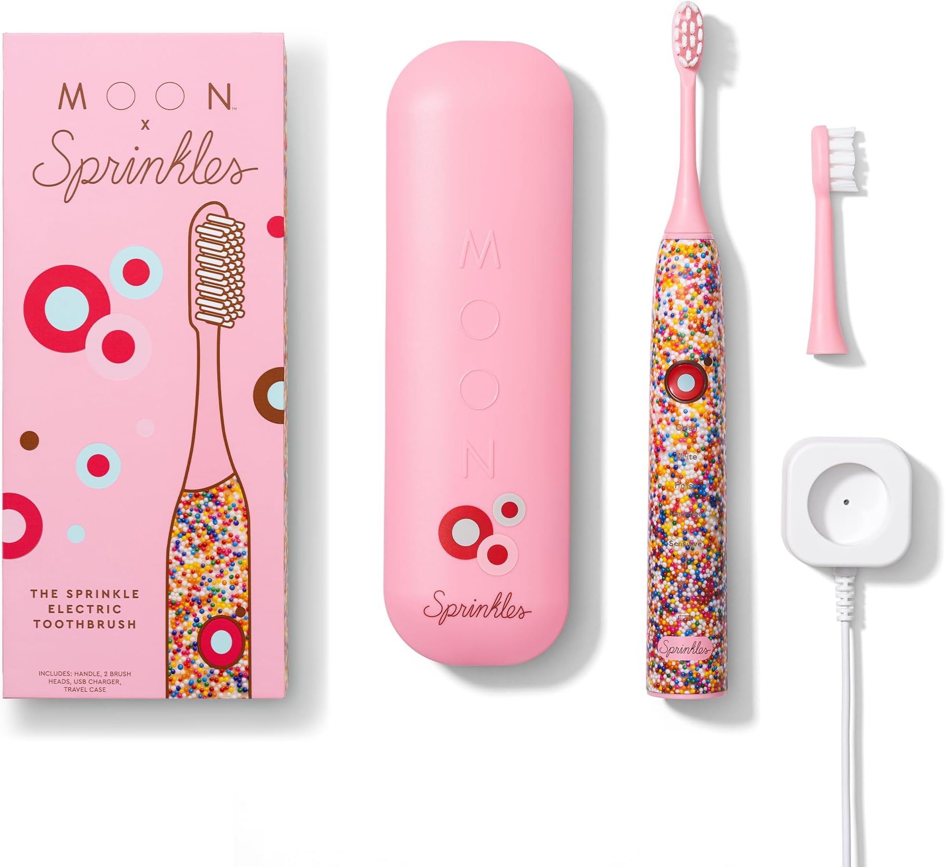 Amazon.com: MOON x Sprinkles Toothbrush - Rechargeable Electric ...