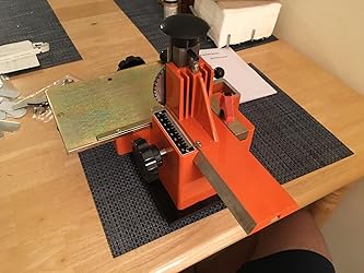 Amazon.com: Happybuy Semi Automatic Sheet Embosser 2 to 4 Characters ...