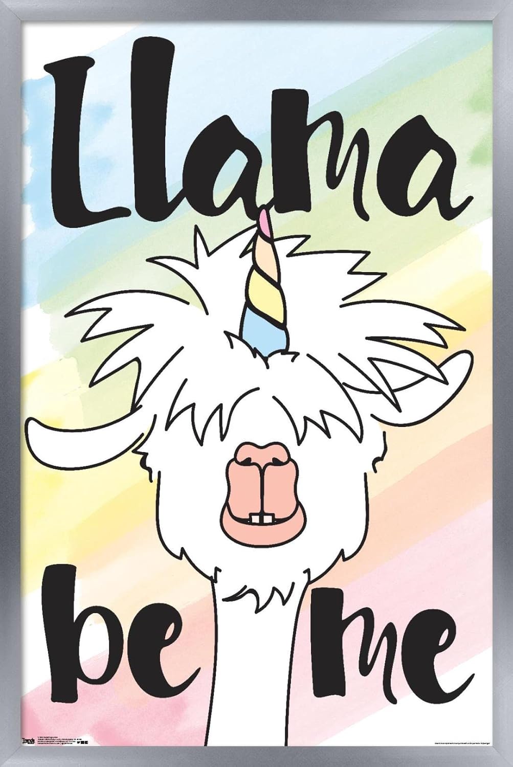 Amazon.com: Trends International Inspiring Llama - Llama be me Wall ...