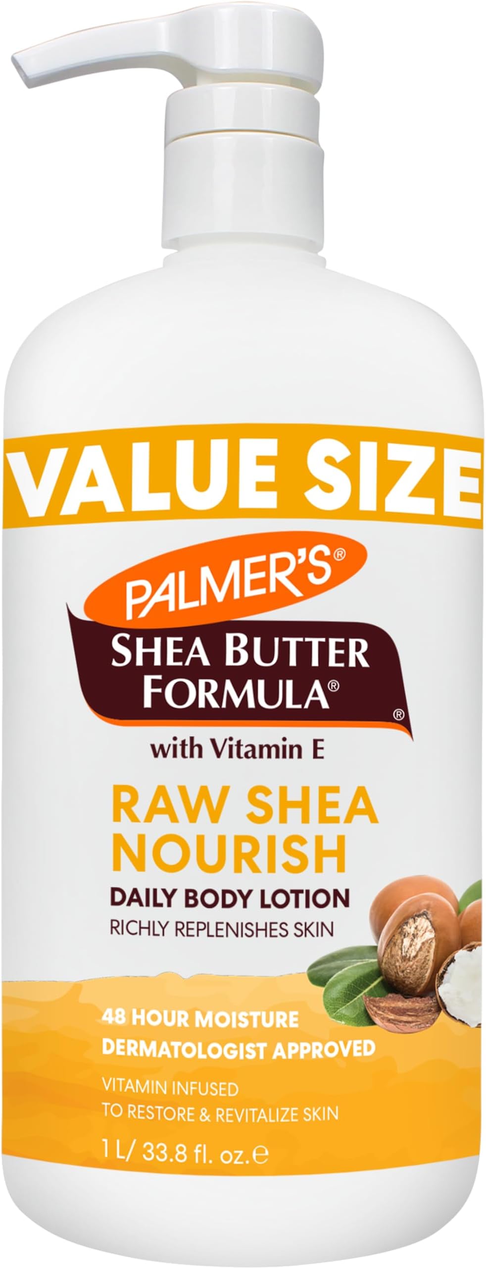 Amazon.com : Palmer's Shea Formula Raw Shea Body Lotion for Dry Skin ...