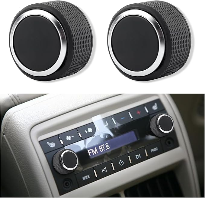 Amazon.com: 2PCS Rear Radio Volume Control Knobs,Car Radio Knobs ...