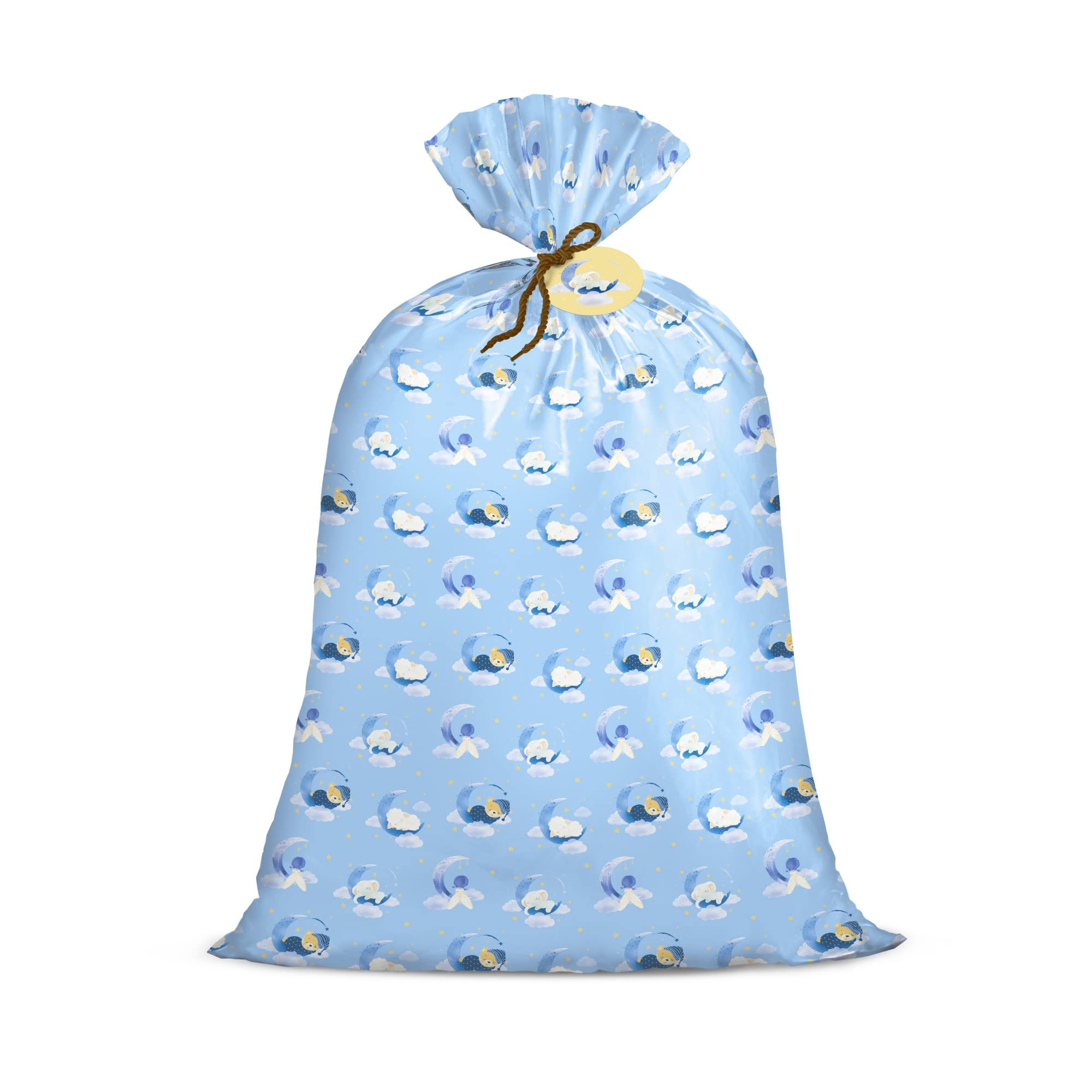 Amazon.com: Loveinside Jumbo Large Plastic Gift Bag, Baby Boy Design ...