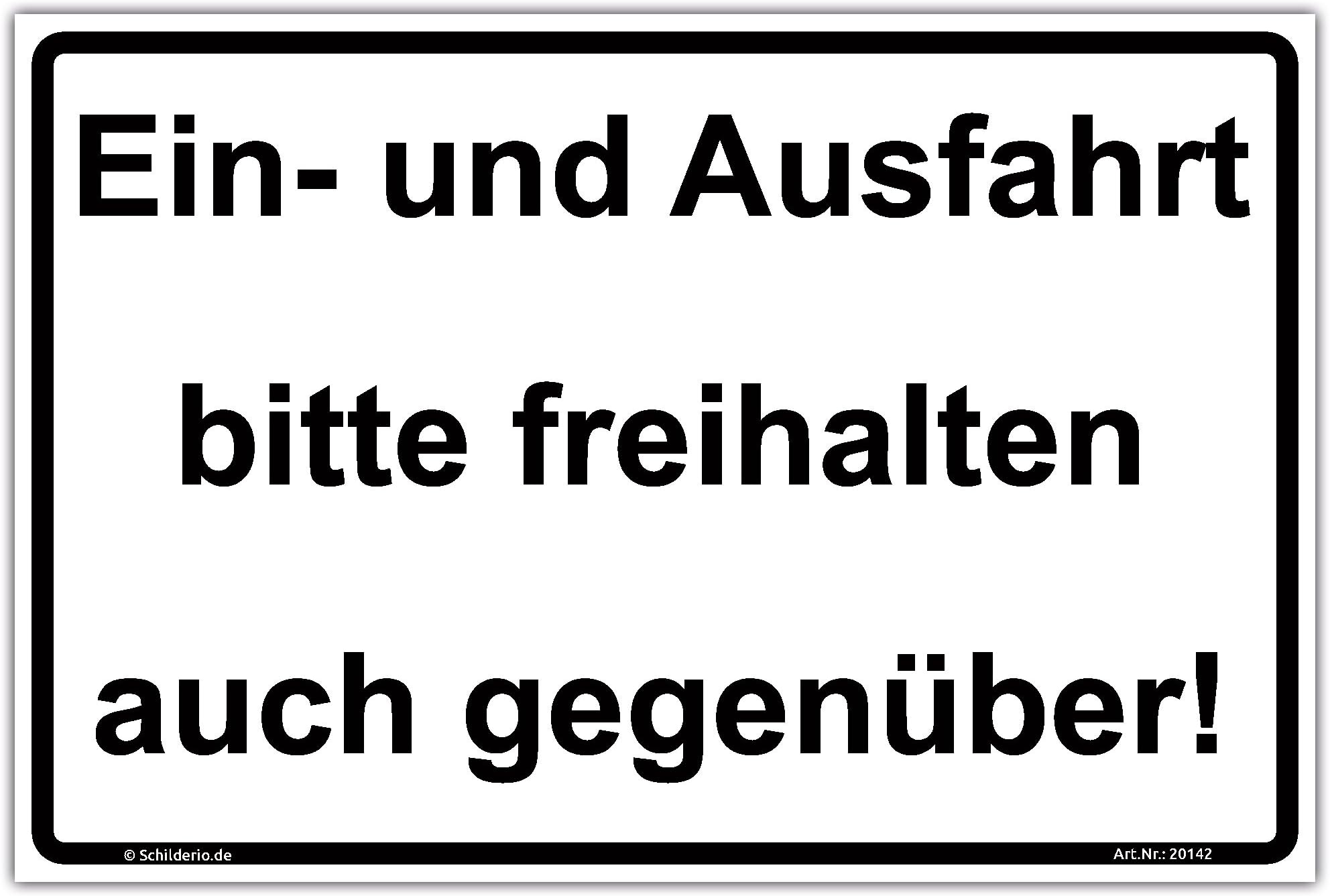 Betriebsausstattung24® Hinweisschild „Ein- und Ausfahrt Tag und Nacht ...