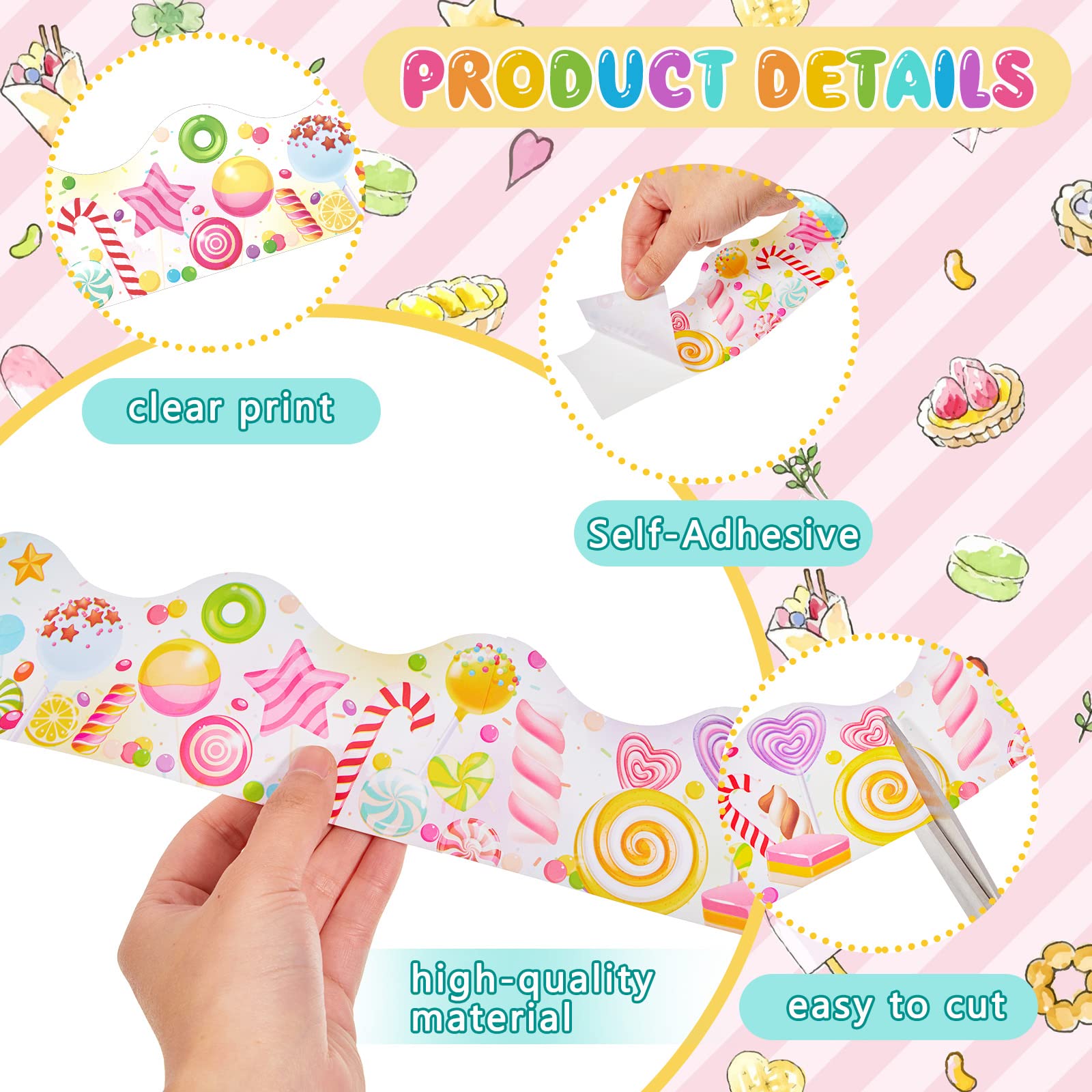 Candy Land Borders And Frames Amazon.com: 99 Feet Christmas Bulletin