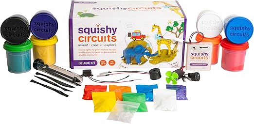 Amazon.com: Squishy Circuits Deluxe Kit - Explore Electrical Circuits ...