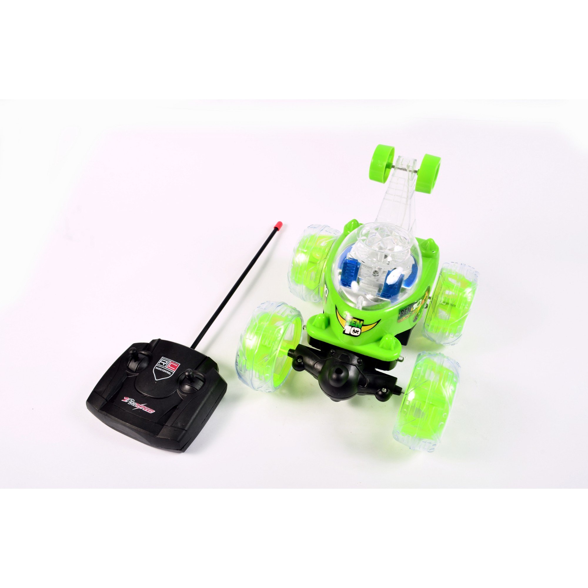Buy Ben 10 Powerful Racing Car 360 Stunt Rolling Car Online at ...