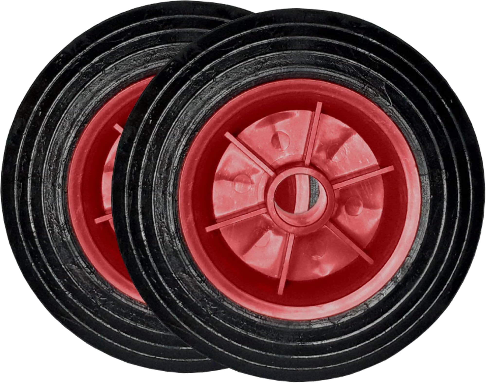 2 off 7.5" SACK TRUCK/TROLLEYS/REPLACEMENT WHEEL/SOLID TYRE : Amazon.co.uk: Business, Industry ...