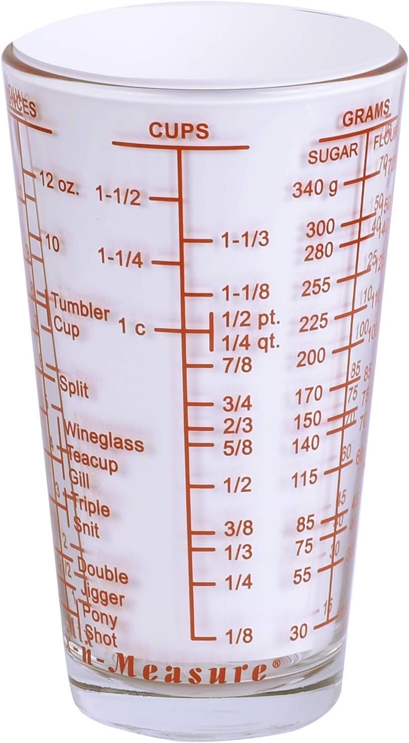 Amazon.com: Libbey 1639/1918M 16 Oz. Graduated Measuring Glass - 8 / CS ...