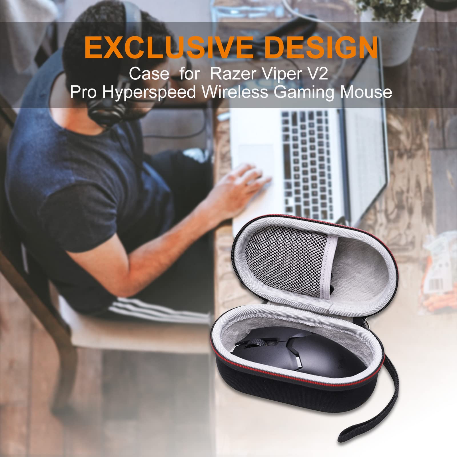 Snapklik.com : LTGEM Hard Travel Case For Razer Deathadder V2 X / V2 ...