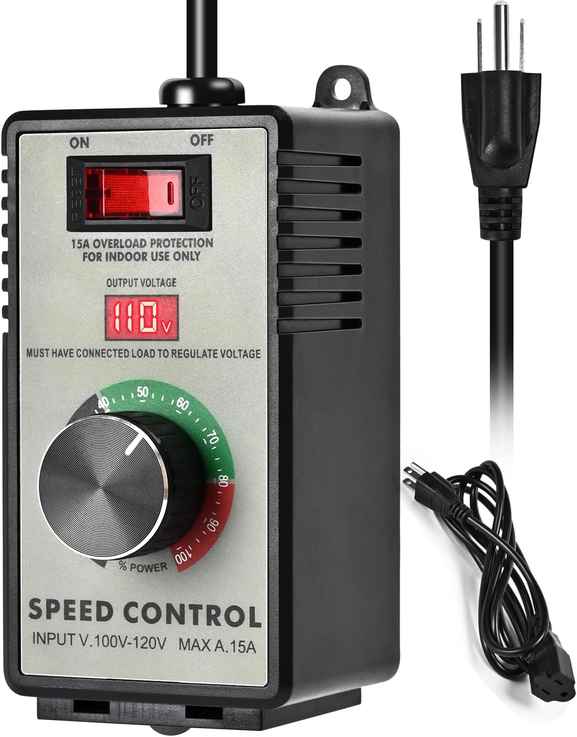 AC Motor Speed Controller Voltage Regulator 100V-110V- 120v 15A 4000W ...