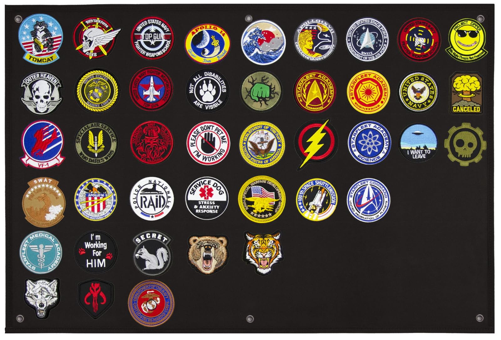 Amazon.com: Tactical Patch Display Panel Holder Board for Military Army Combat Morale Uniform ...