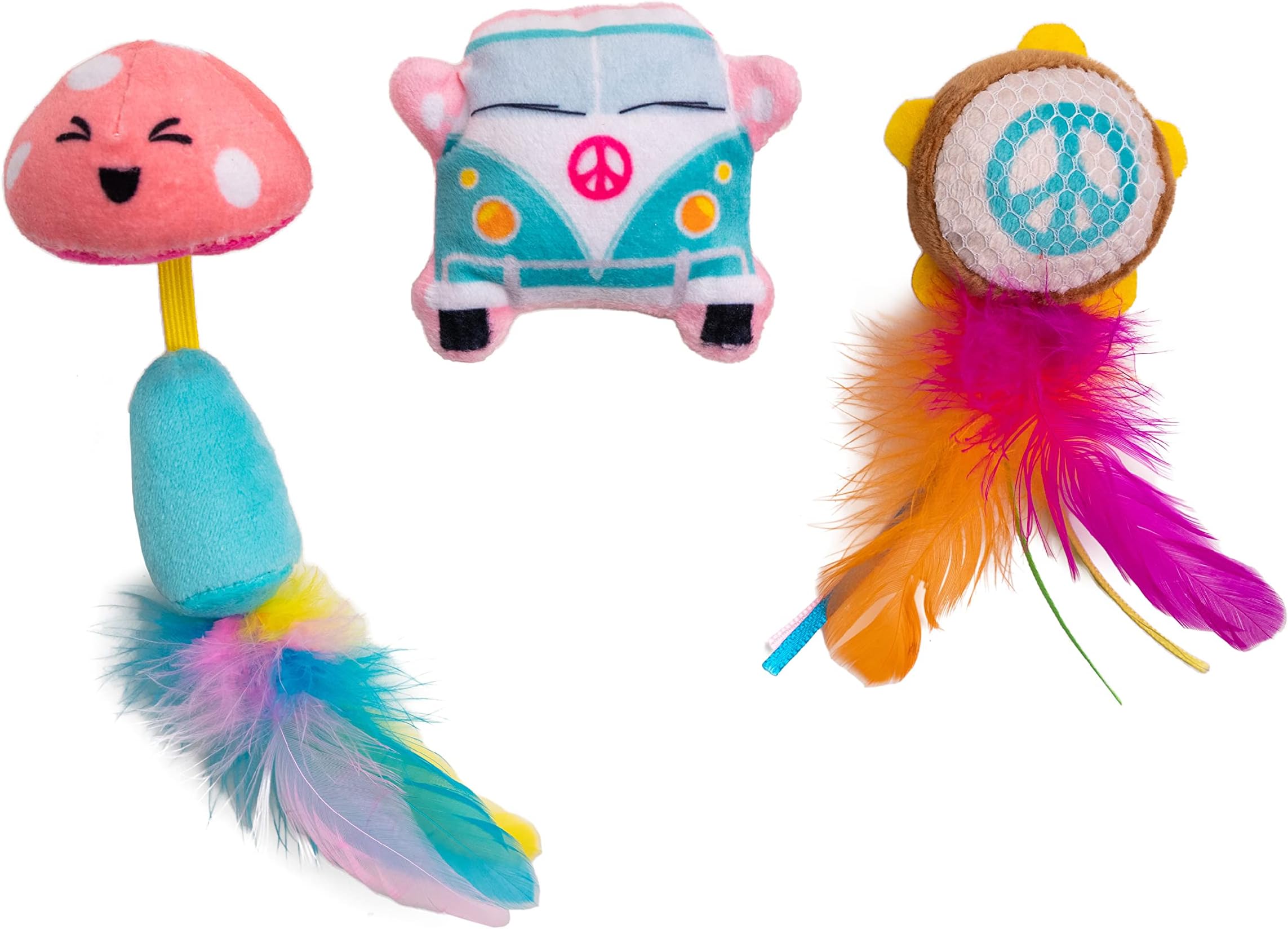 Amazon.com : 3 Pcs Ball Toy, Edible Cat Ball Double Ball for Cats Toy ...