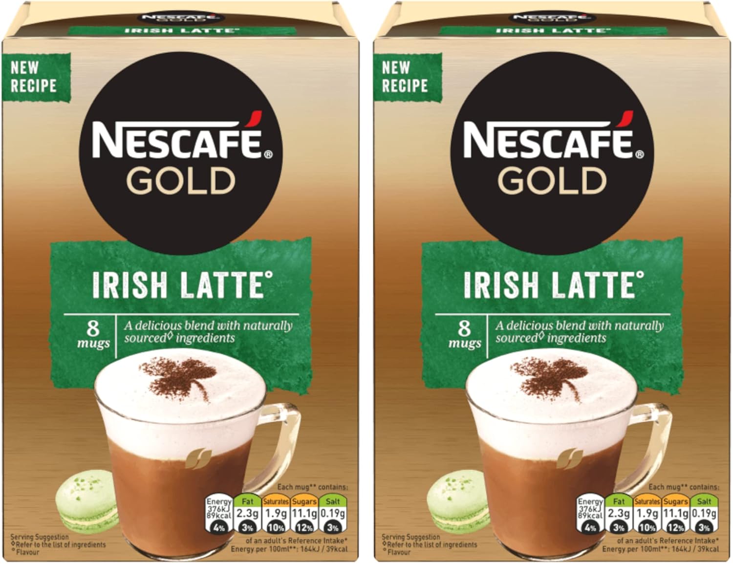 Nescafe Gold Irish Latte - 2 Pack Pouch, 2 x 176 g : Buy Online at Best ...