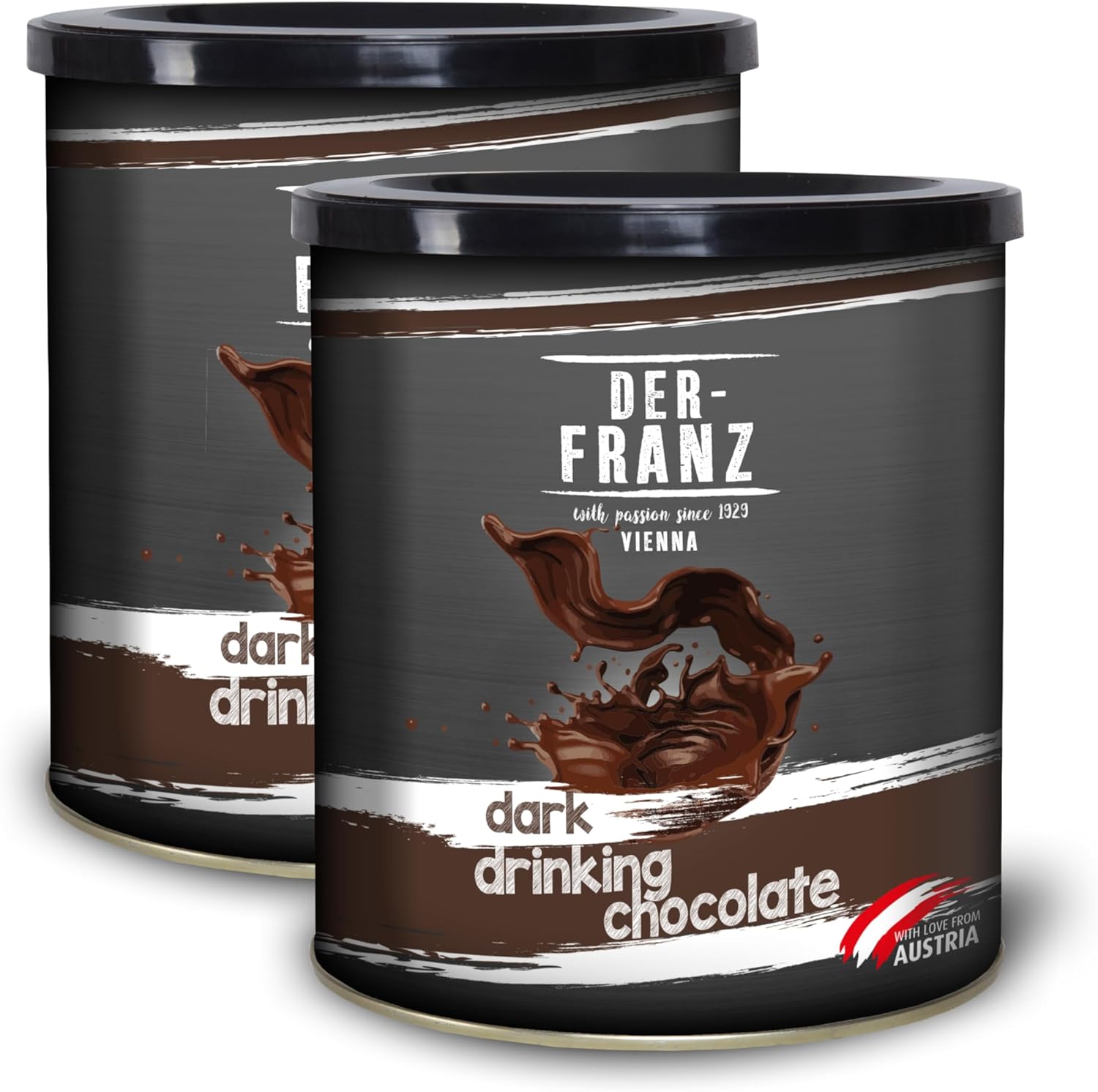 Der-Franz Dark Drinking Chocolate, 2 x 500 g : Amazon.co.uk: Grocery