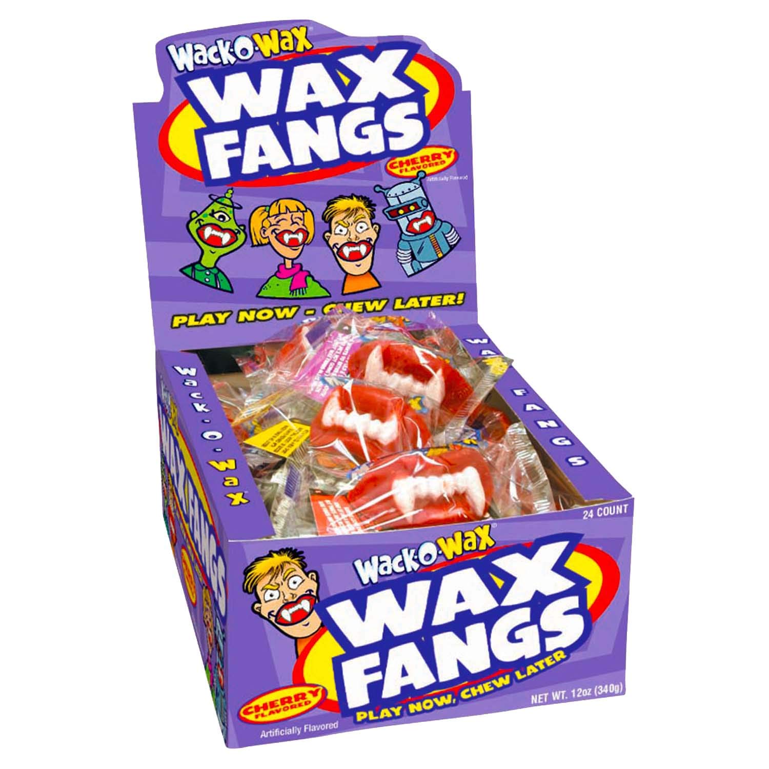 Amazon.com : Wack-O-Wax Fangs – Fun Candy Halloween Toy – Individually ...